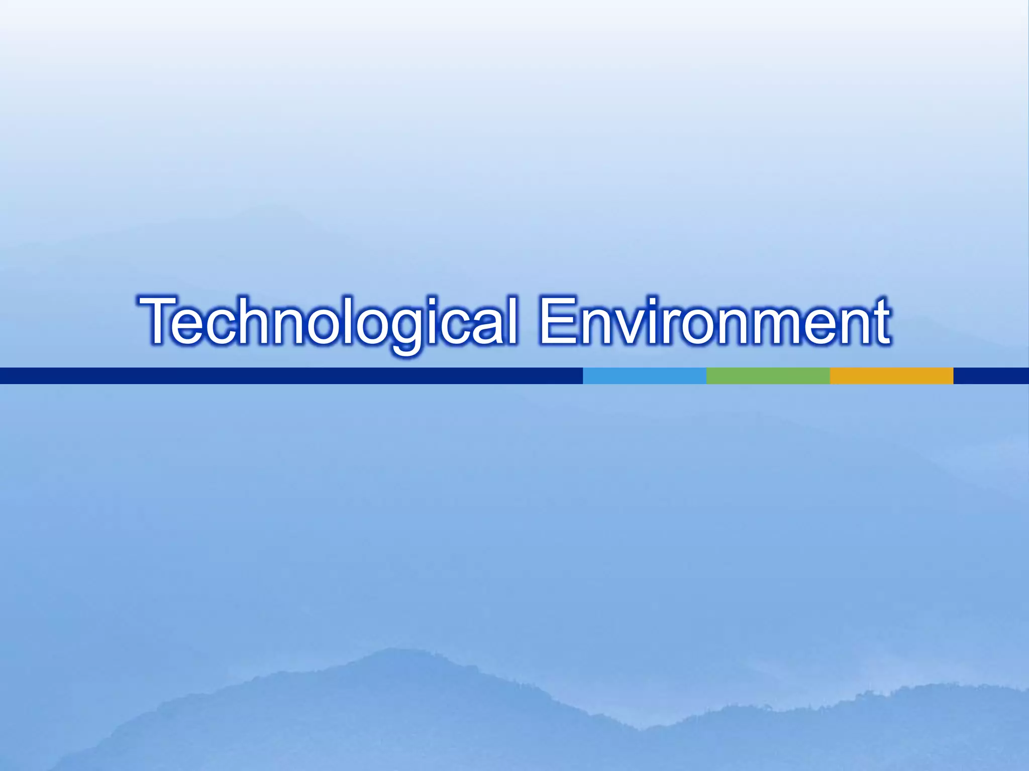 Technological environment | PPTX