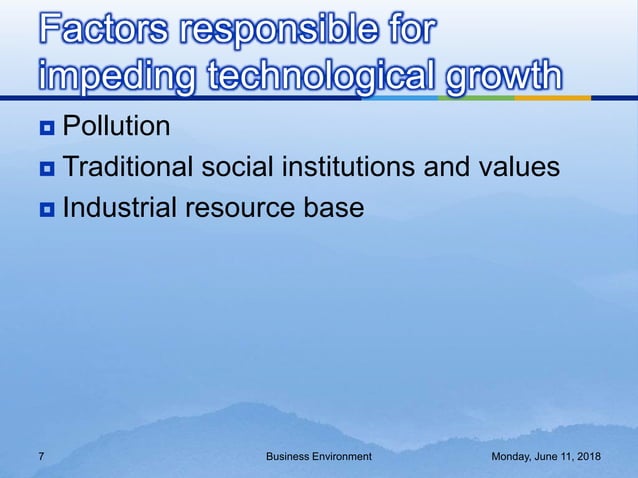 Technological environment | PPT