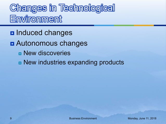 Technological environment | PPT