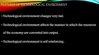 Technological environment ppt | PPTX