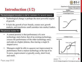 Technological evolution and radical | PPTX