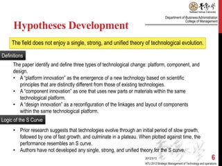 Technological evolution and radical | PPTX