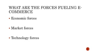 Technological forces fueling e-commerce | PPTX