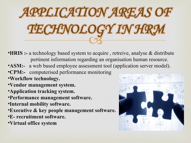 Technological impact on hrm | PPT
