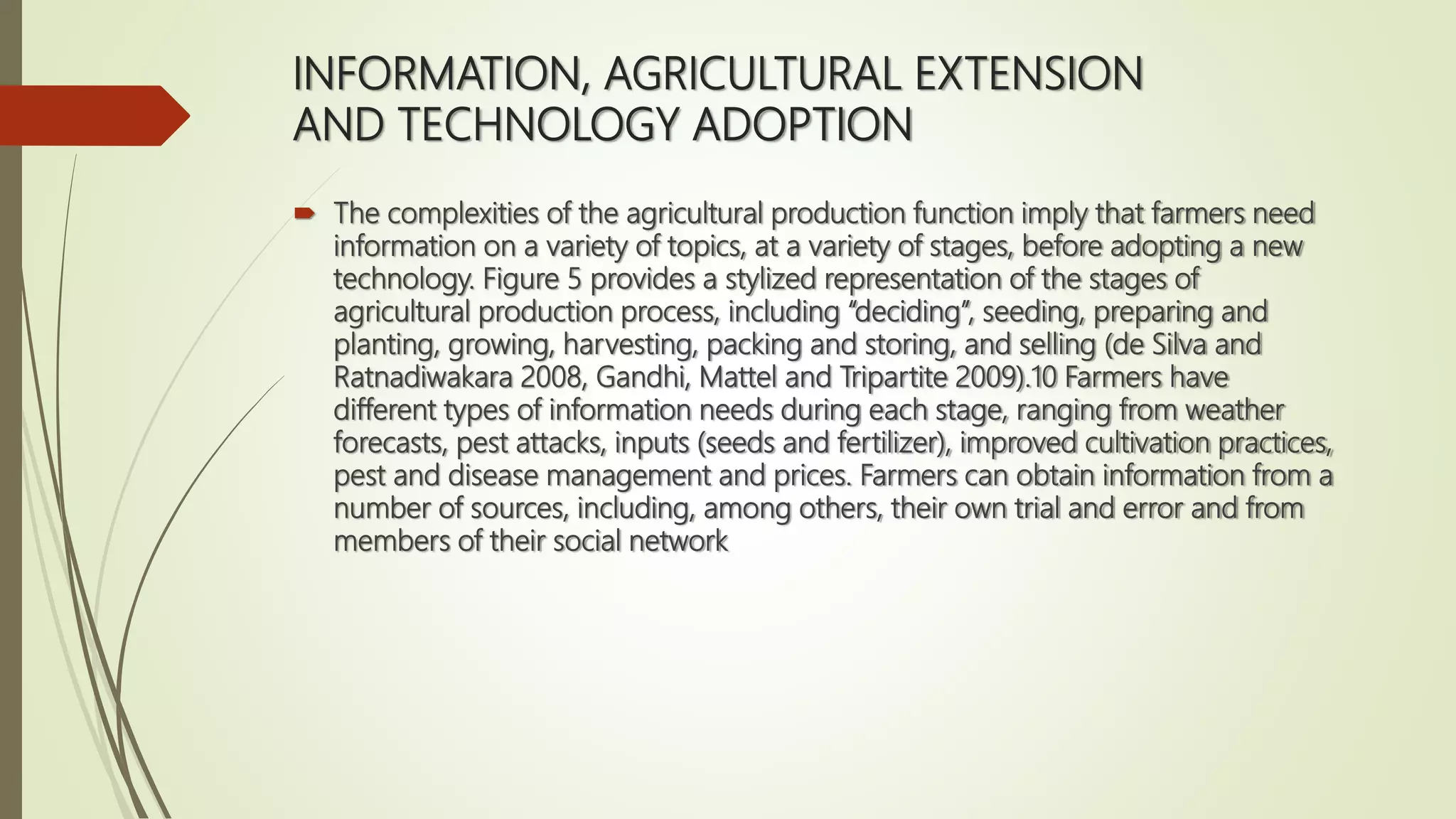 Technological improvement in agriculture | PPT