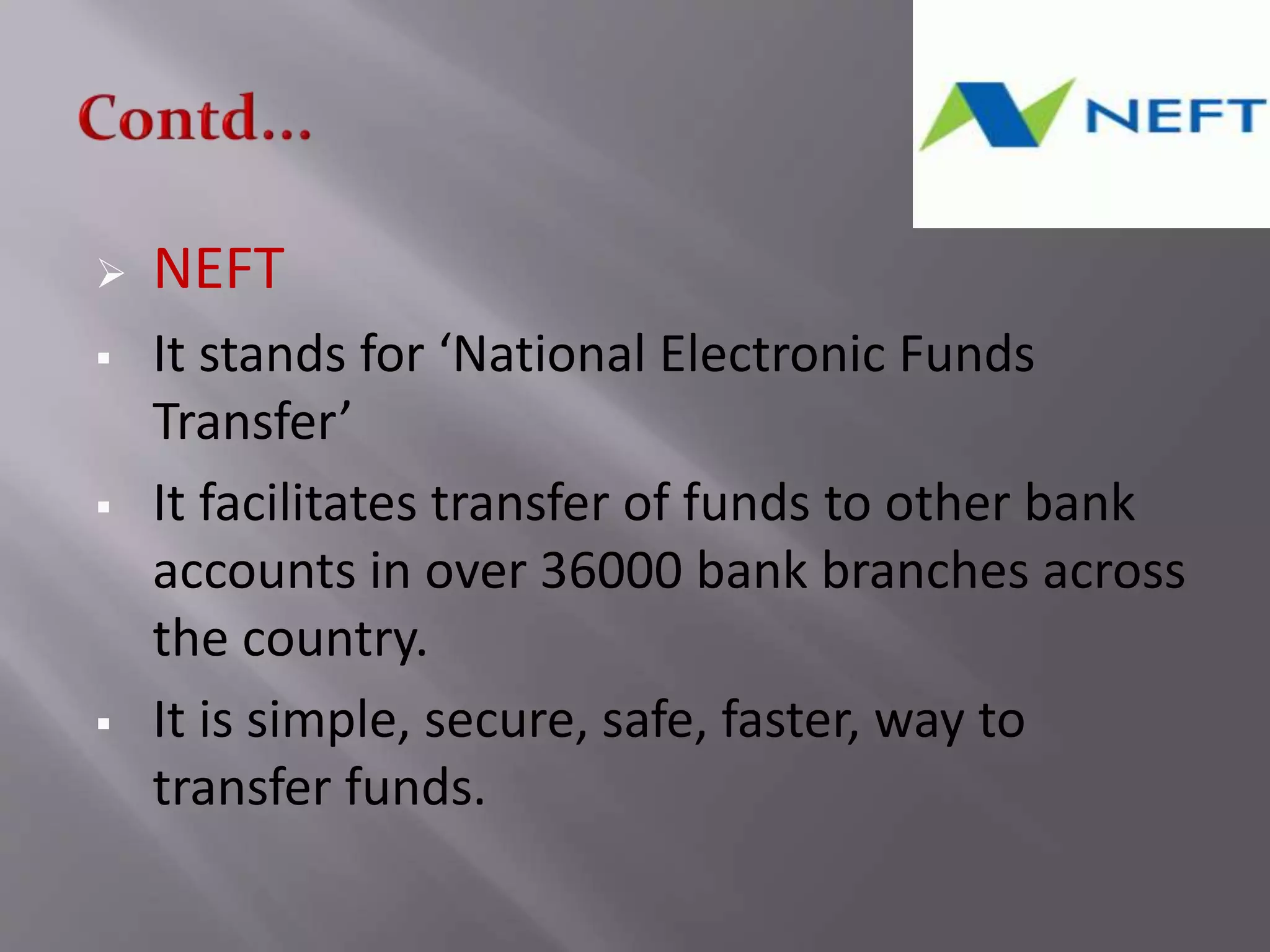 Technological Innovations in Indian Banking Sector | PPTX