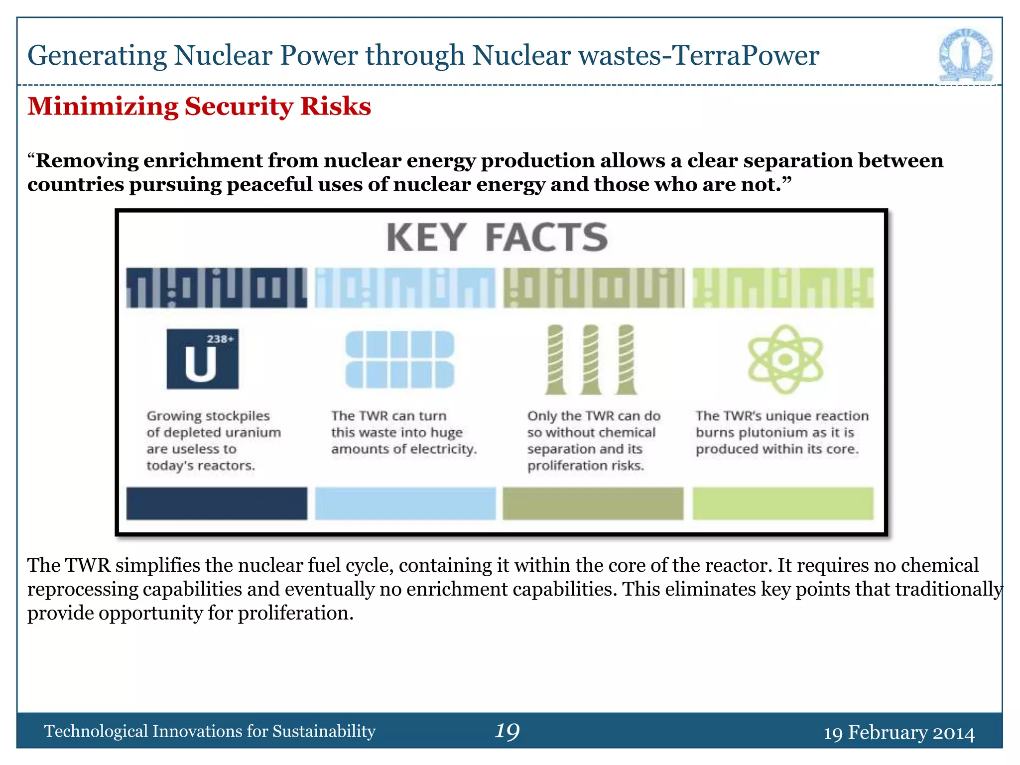 Technological innovations for sustainability | PPTX