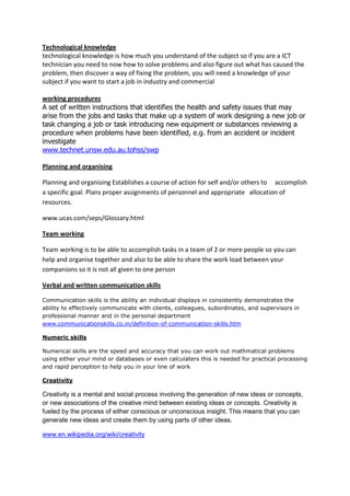 Technological Knowledge Finish Next Week | PDF