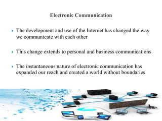 Technologically/Computer Mediated Communication | PPT