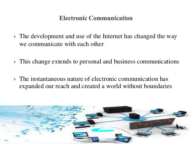 Technologically/Computer Mediated Communication