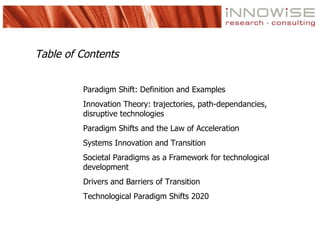 Paradigm Shift Examples