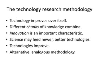 Technological Research Methodology | PPTX
