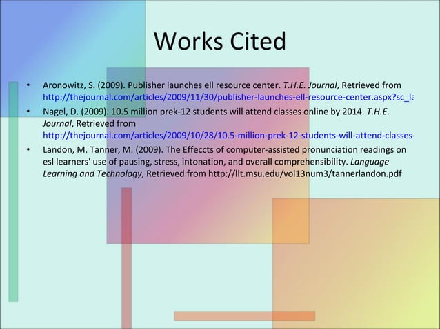 Technological Resources In Education Non Linear Slide | PPT | Free Download