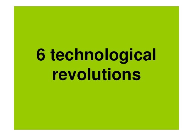 Technological revolutions
