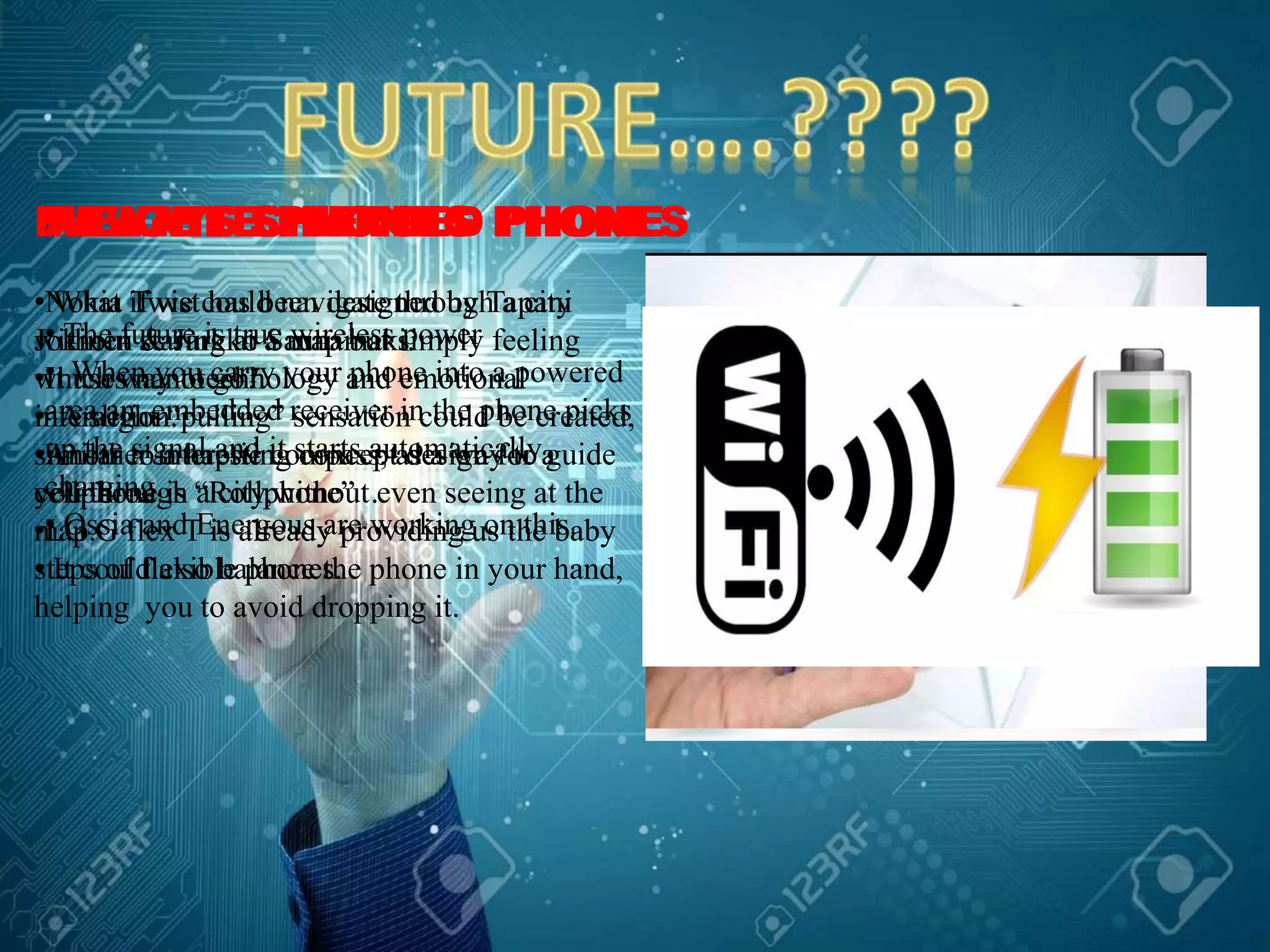 Technological shift in phones | PPTX