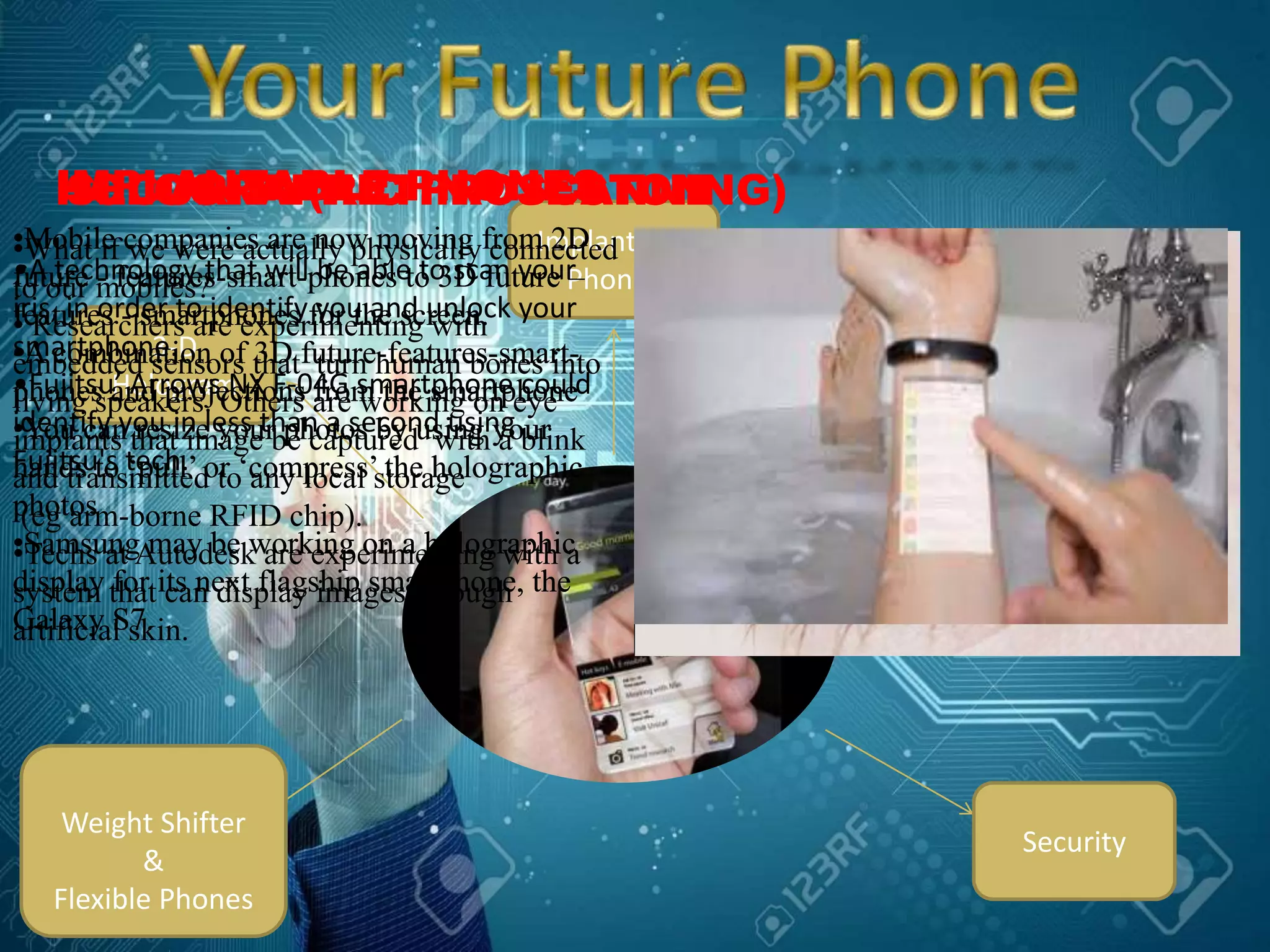 Technological shift in phones | PPTX