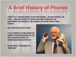Technological shift in phones | PPTX