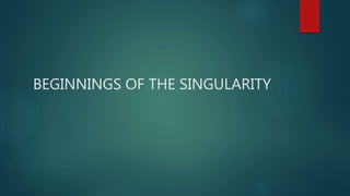 Technological Singularity & A.I. 2018 - PPT | PPTX