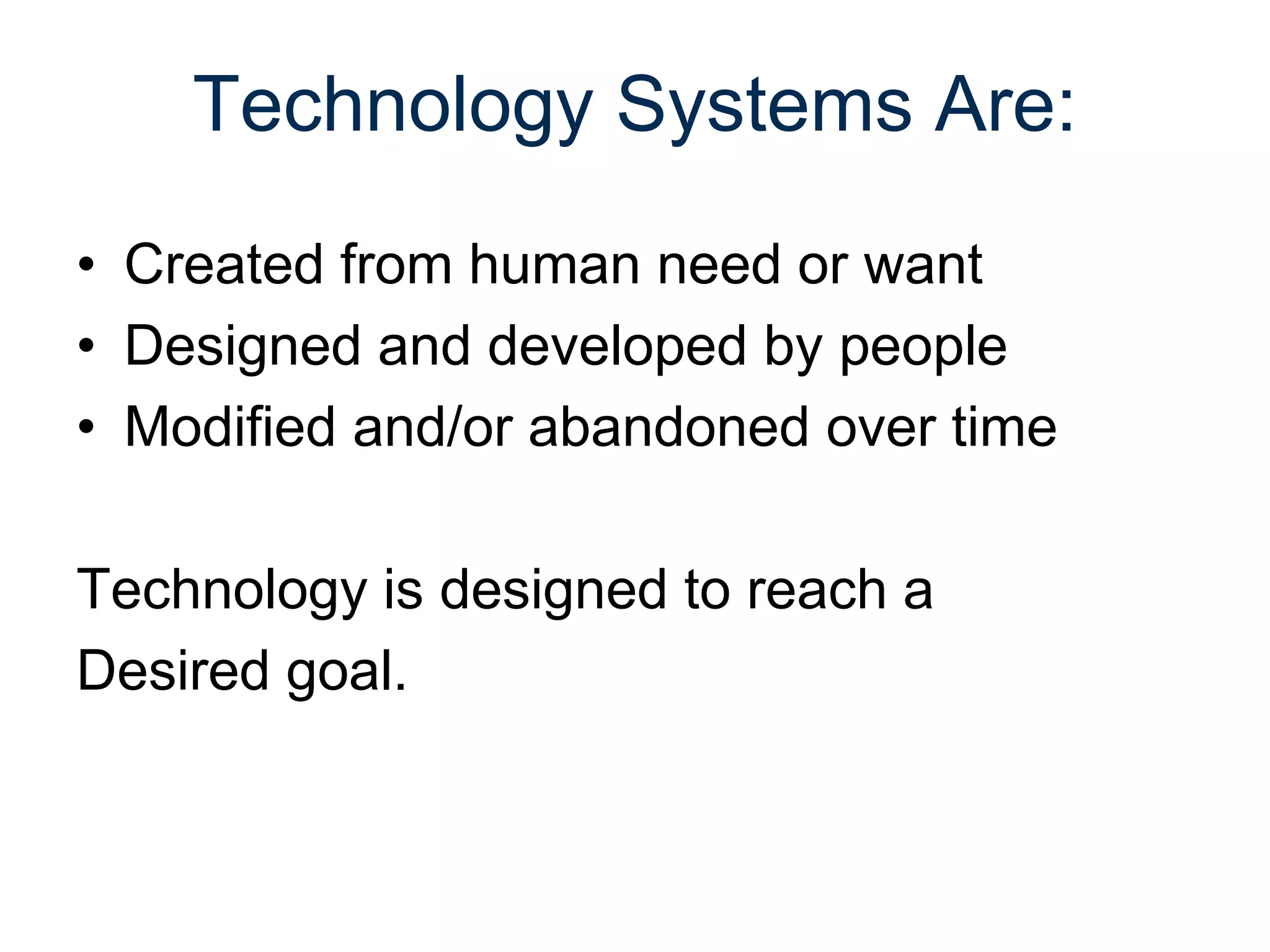 Technological systemspresentation2 | PDF
