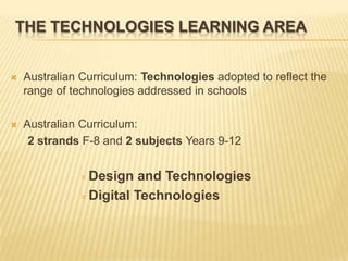 Australian Curriculum:Technologies | PPTX