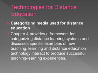 Technologies for distance education | PPTX