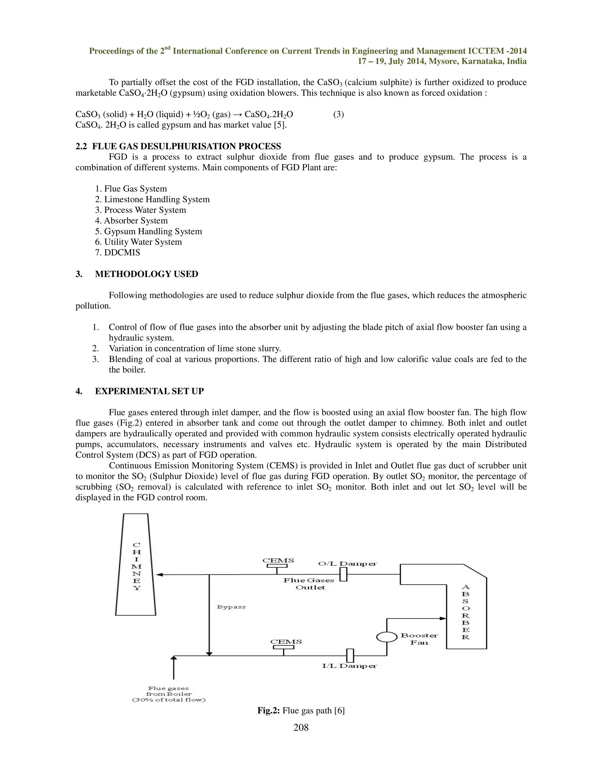 TECHNOLOGIES OF SULPHUR DIOXIDE REDUCTION IN COAL FIRED THERMAL POWER ...