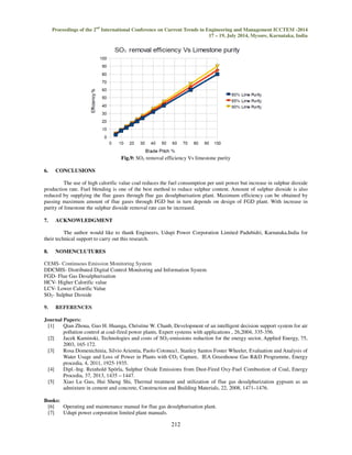 TECHNOLOGIES OF SULPHUR DIOXIDE REDUCTION IN COAL FIRED THERMAL POWER ...