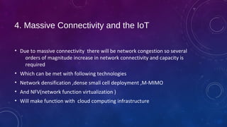 Technologies for 5G networks:- challenges and opportunities | PPT
