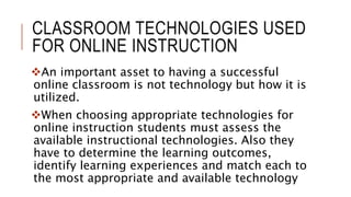 Technologies for distance education | PPT