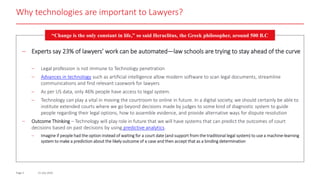 Technologies for Lawyers - Legal Sector | PPTX