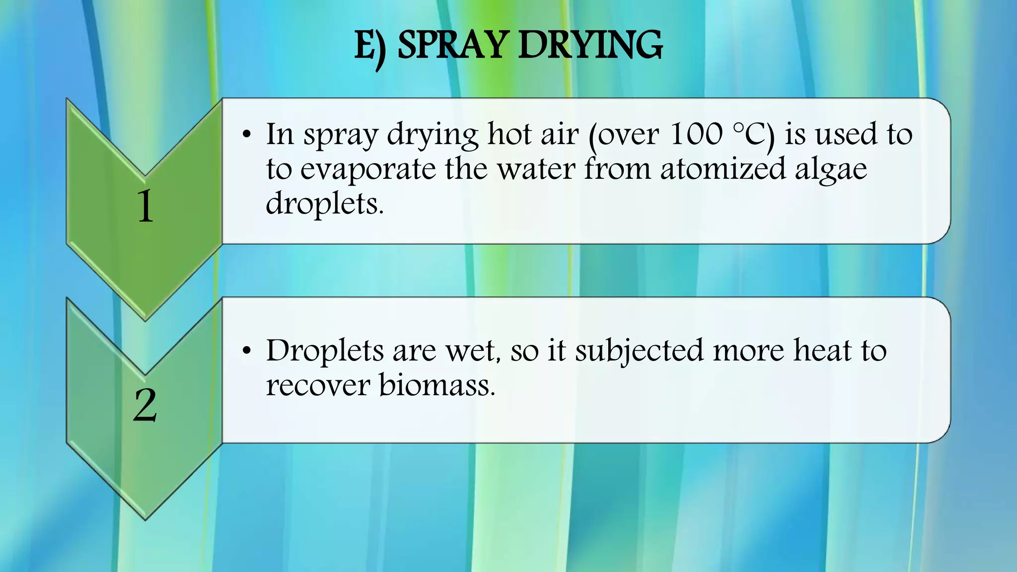 Technologies for Microalgae Harvesting | PPTX
