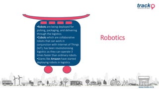 Technologies influencing logistics | PPTX