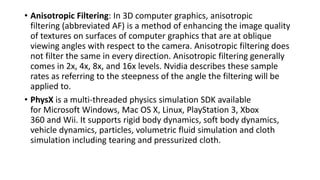 Technologies Used In Graphics Rendering | PPT
