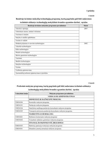 Technologijos egzam.reikalav. | PDF