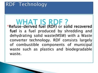 MSW to energy conversion Technology | PPTX | Power and Energy Industry ...
