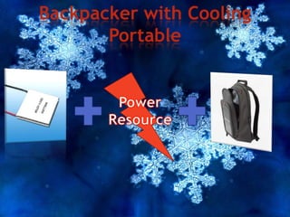 Backpacker with Cooling Portable | PPT