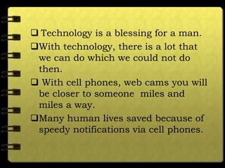 Technology: boon o Bane? | PPTX