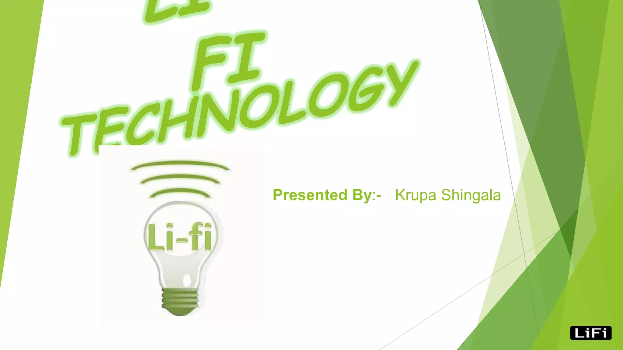 LI-Fi Technology | PPT