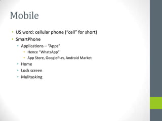 Technology vocabulary | PPTX