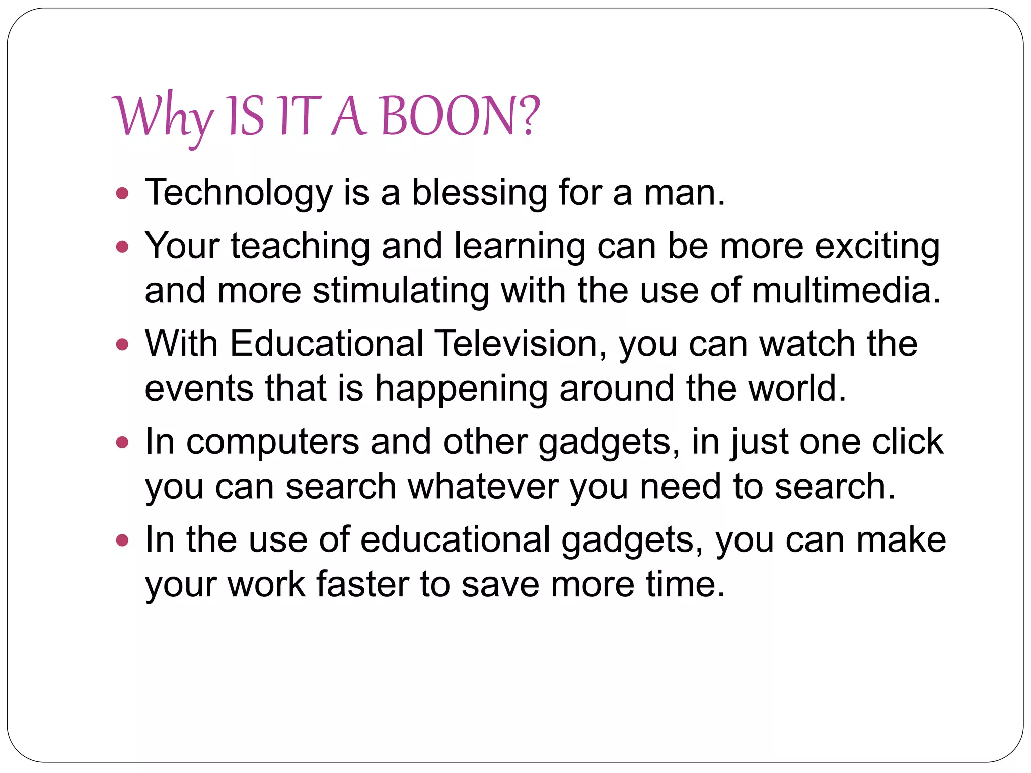 Technology Boon or Bane? | PPTX