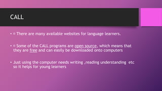 technology in language learning and teaching Prepared by AHMET YUSUF | PPT
