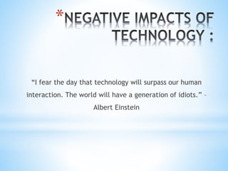 Technology as a core strength of a nation | PPTX