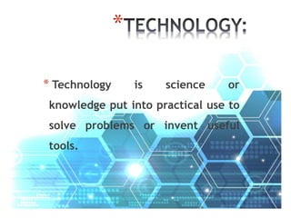 Technology as a core strength of a nation | PPTX