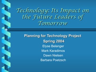 Technology In Education Use and impact.ppt