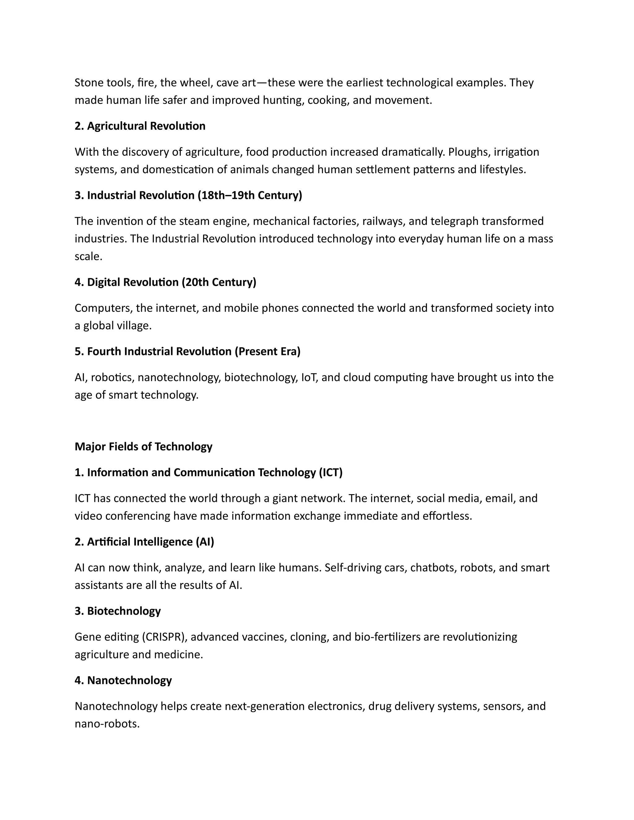 Technology.pdf Technology: The Architect of Modern Civilization | PDF