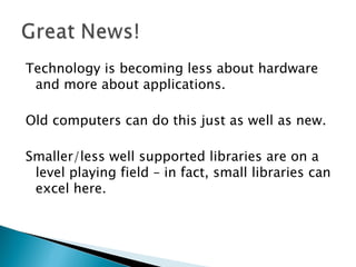 Technology And Libraries | PPT