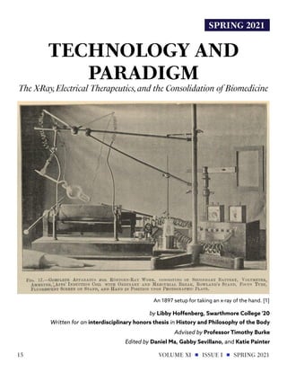 Technology and Paradigm Yale Historical Review | PDF