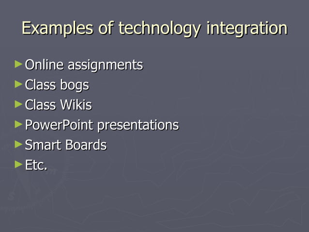 Technology And Technology Integration | PPT