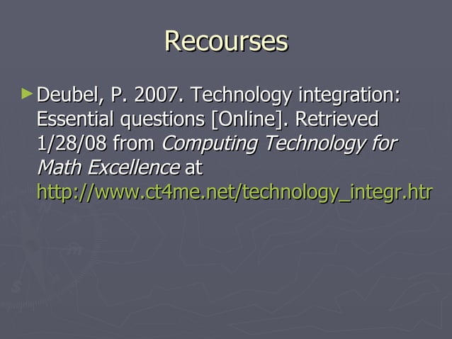 Technology And Technology Integration | PPT