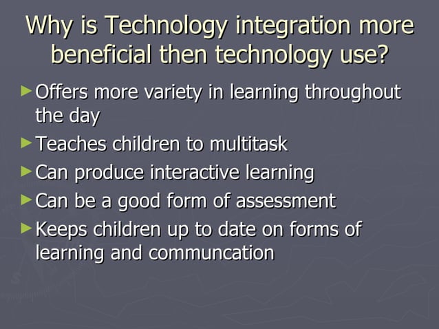 Technology And Technology Integration | PPT